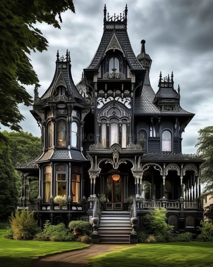 Majestic Gothic Architecture Silhouetted Against a Dramatic Evening Sky ...