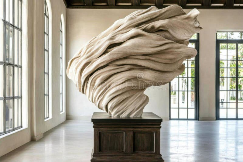 Majestic Indoor Sculpture in Modern Gallery Setting with Elegant ...