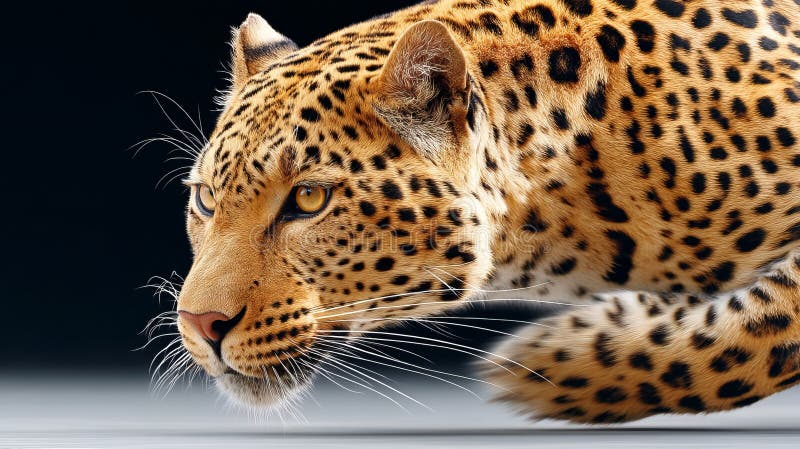 Majestic Leopard in a Prowling Pose - a Stunning Wildlife Capture in ...