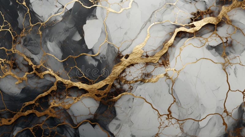 Majestic Marble: Veins of Elegance Stock Illustration - Illustration of ...