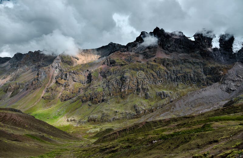 Majestic Mountains. Andes in Peru Stock Photo - Image of peruvian ...