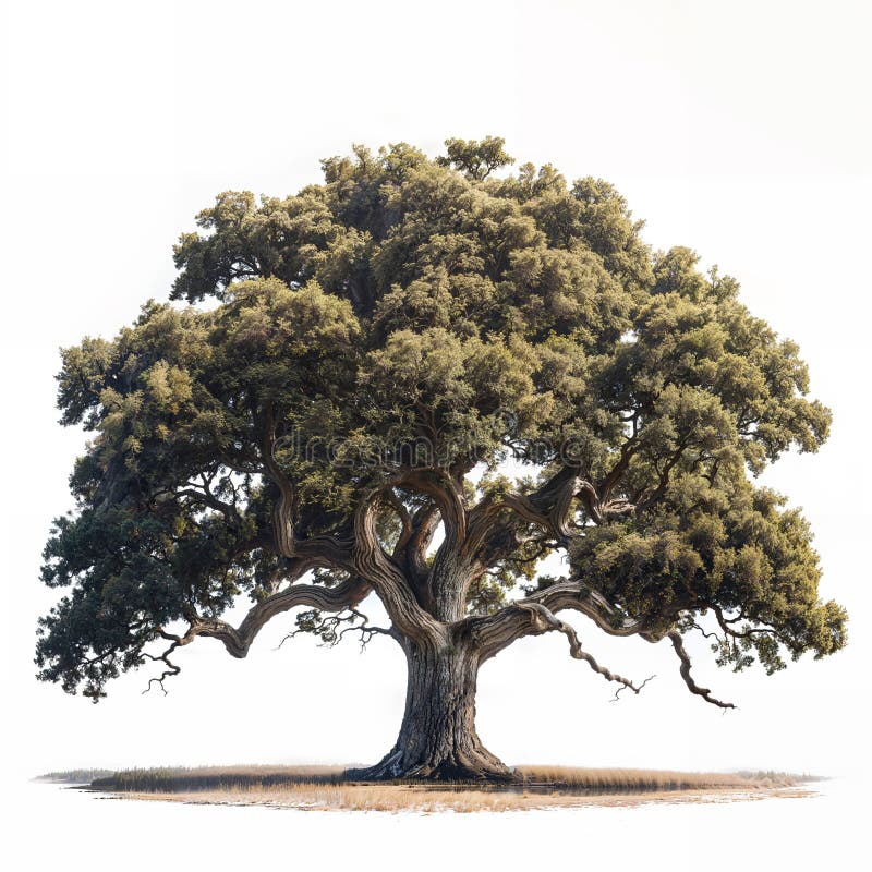 Majestic Oak Tree Isolated stock photo. Image of environment - 326643602