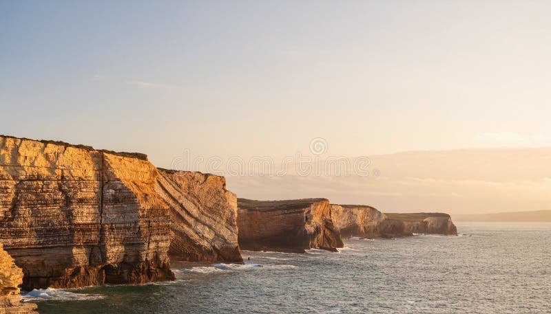 Majestic Ocean Cliffs with Stunning Coastal Views and Towering Rock ...