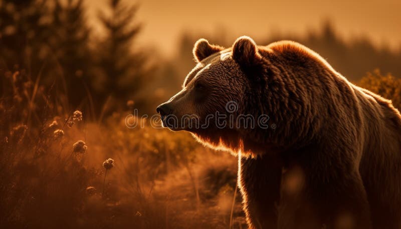 Majestic Panda Walking through Tranquil Forest Meadow Generated by AI ...