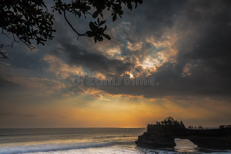 Majestic Ray of Lights in Bali Stock Photo - Image of waves, lights ...
