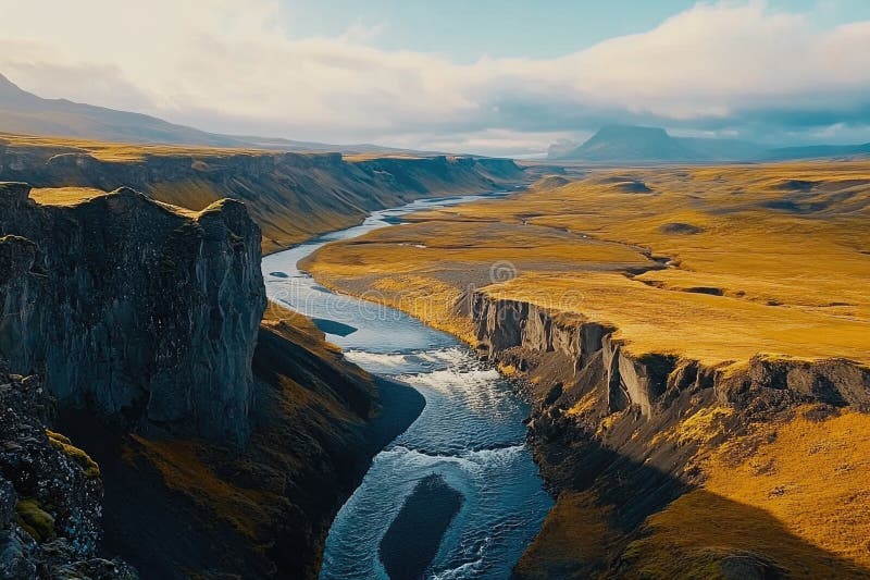 Majestic River Canyon View stock image. Image of picturesque - 358582087