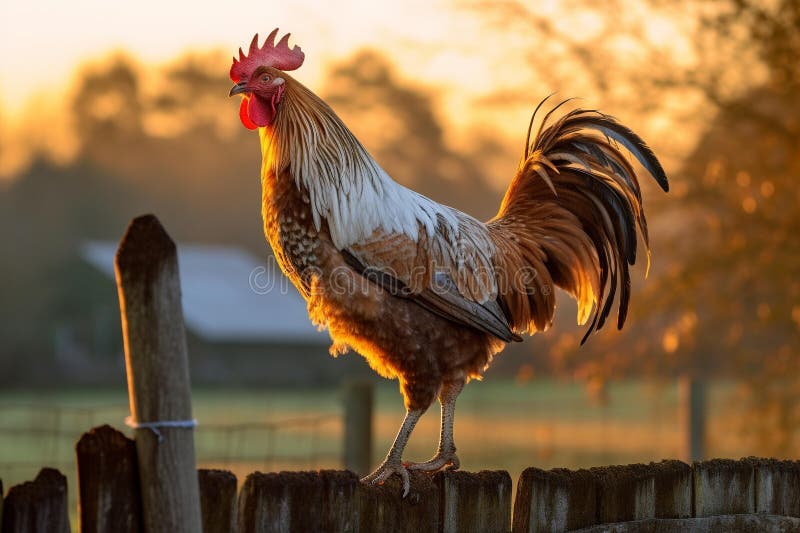 Barn Rooster Fence Silhouette Stock Illustrations – 63 Barn Rooster ...