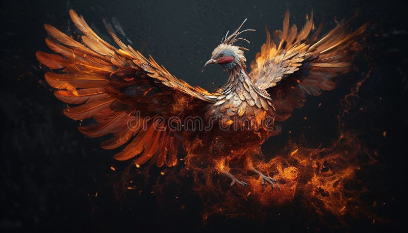 Majestic Rooster Vibrant Tail Feathers in Motion Generated by AI Stock ...