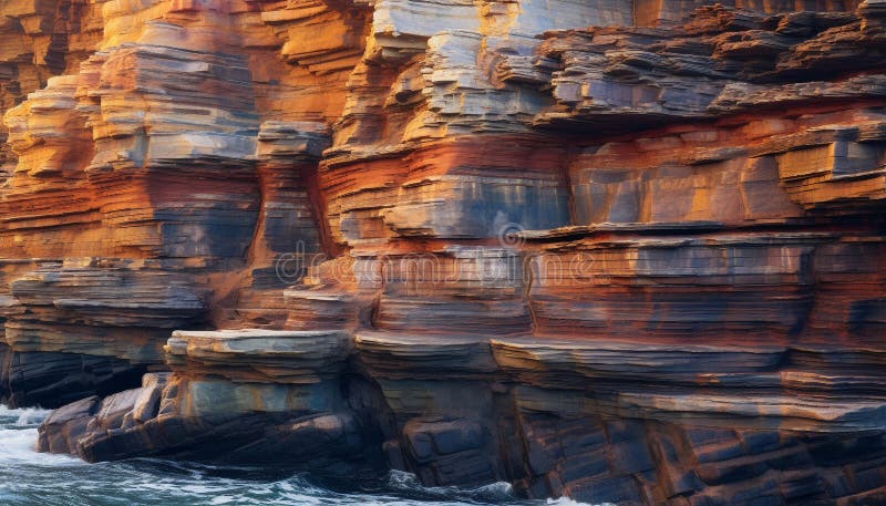 Majestic Sandstone Cliffs Form a Beautiful Natural Landmark Generated ...