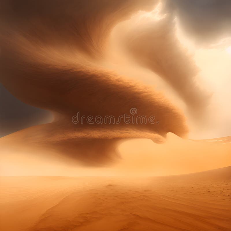 Majestic Sandstorm High-Resolution Images of Dynamic Desert Storms for ...