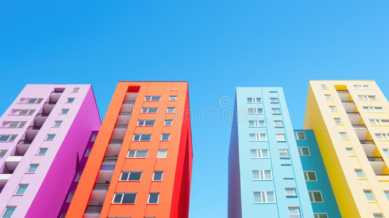 A Majestic Sight of a Modern Highrise Building AI Generated Stock ...