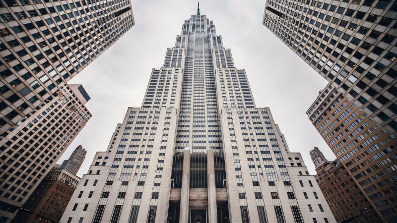 Majestic Skyscraper Architecture, Cityscape View High Quality Image ...