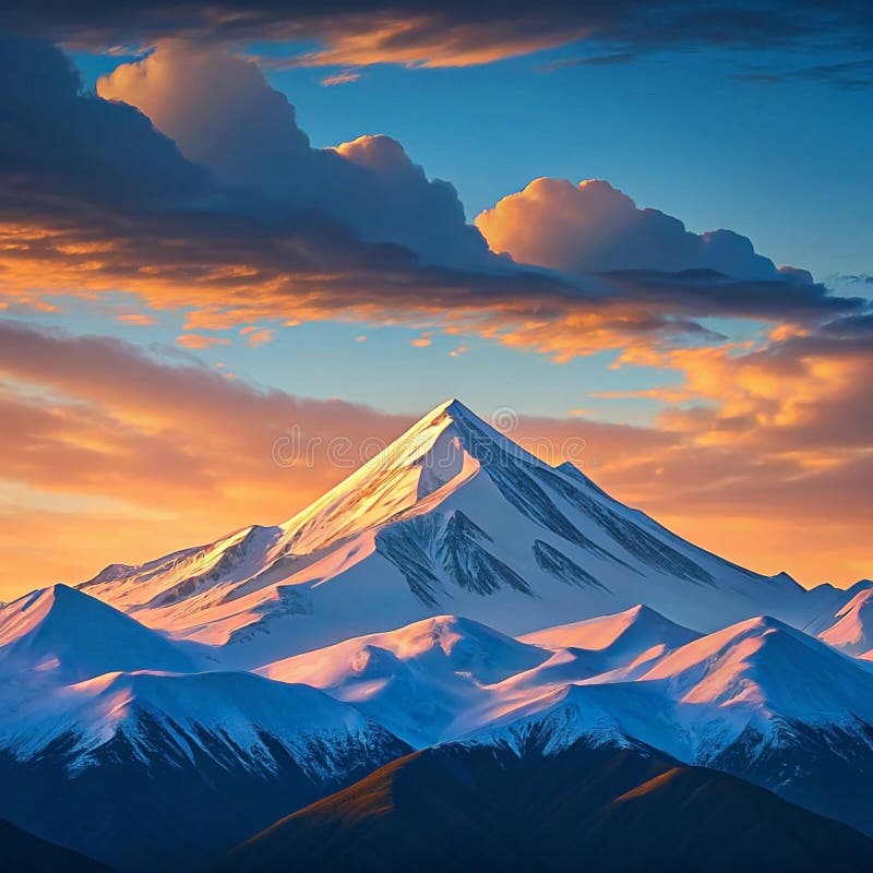 717 Majestic Snow Capped Mountain Range Backdrop Stock Photos - Free ...