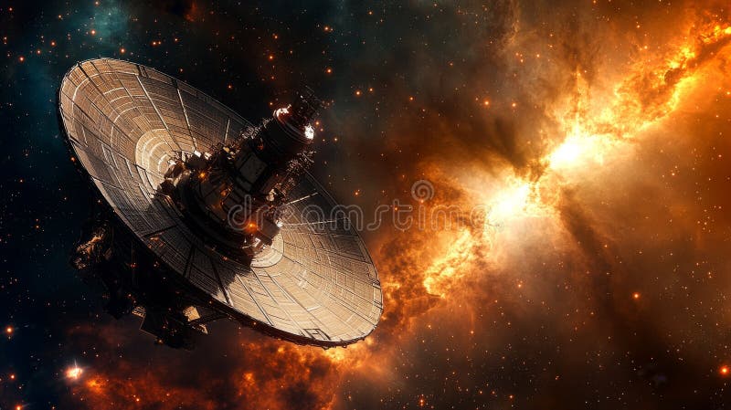 Majestic Space Telescope Explores Deep Cosmos with Its Massive Dish ...