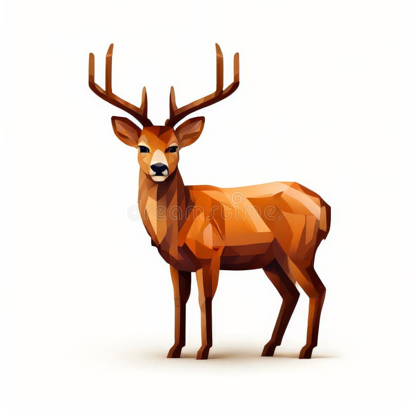 Majestic Stag , Ai Image Generator Stock Illustration - Illustration of ...