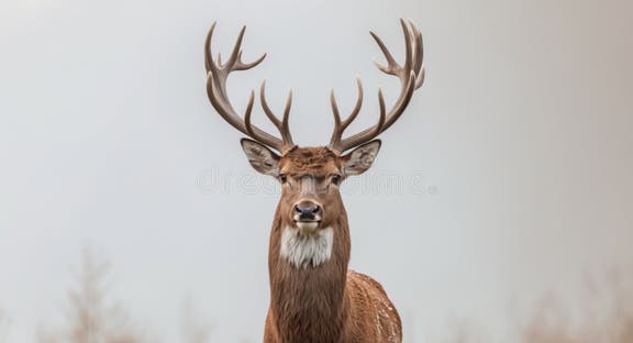 Majestic Stag Standing in a Natural Pose Stock Photo - Image of stag ...