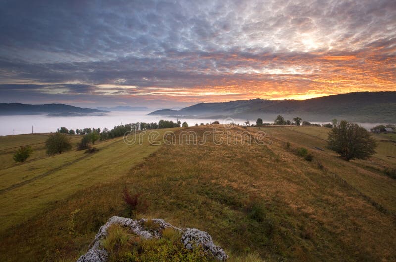 Majestic sunset stock photo. Image of beam, color, country - 35808928