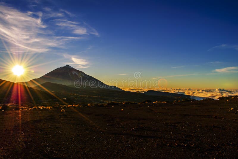 Majestic sunset stock photo. Image of sunlight, range - 48777068