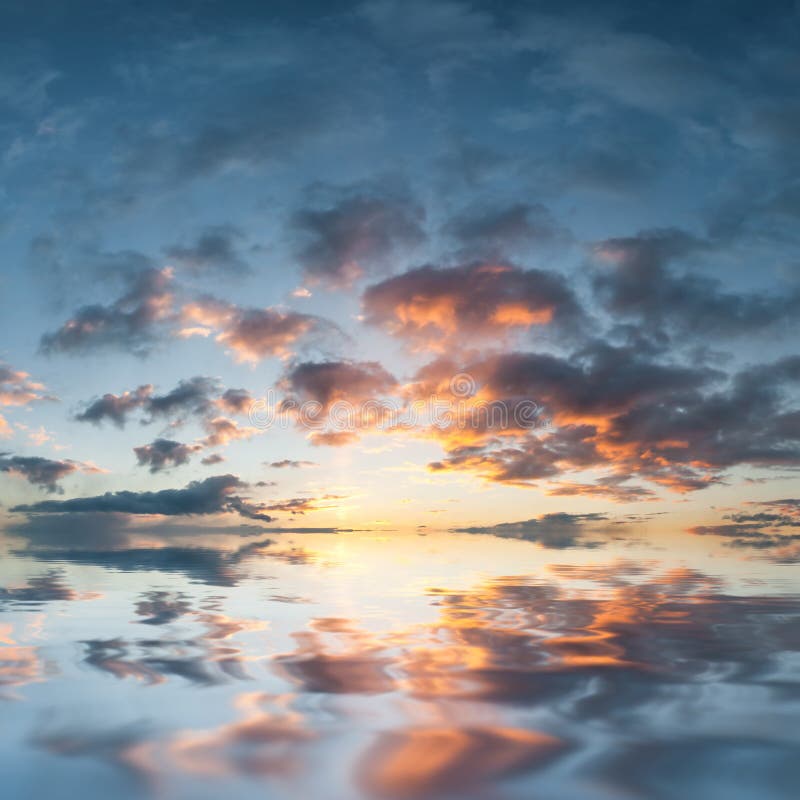 Majestic sunset over sea stock image. Image of majestic - 41183045