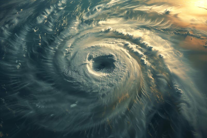 Majestic Swirling Formation of Super Typhoon with Dramatic Cloud ...