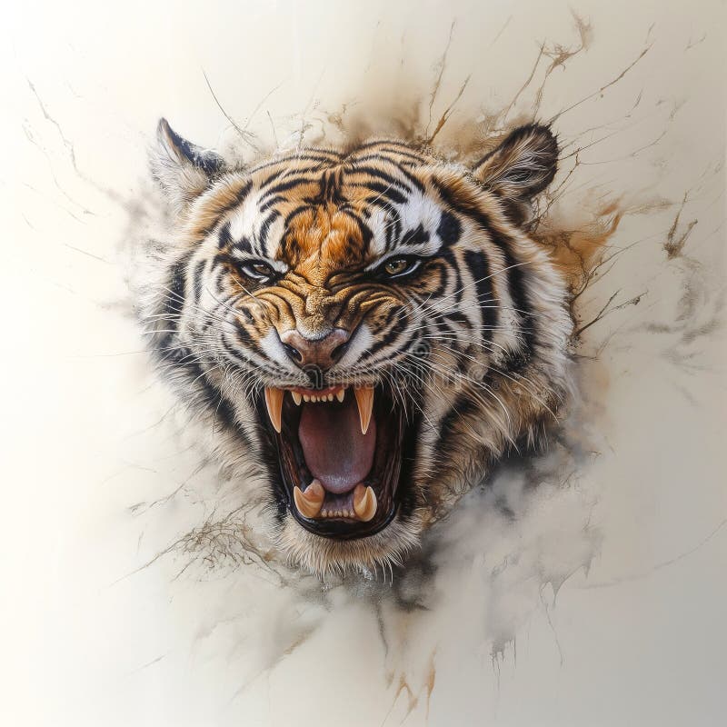 専門ショップ 「Life of a fierce tiger」猛虎の動物画 絵画 - 絵画 専門ショップ 「Life of a fierce tiger」猛虎の動物画 絵画 - 絵画