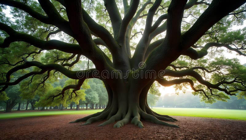 Majestic Ancient Tree stock photo. Image of beautiful - 369185506