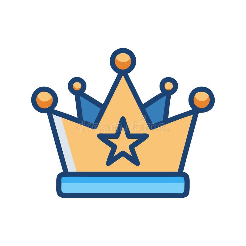 Majestic Victory Crown for Champions Stock Vector - Illustration of ...