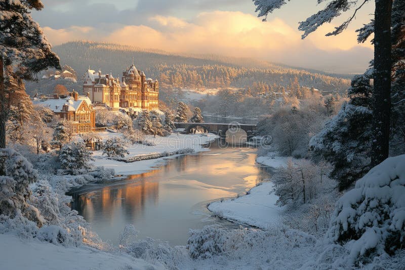 Majestic View Cragside House Historic Dramatic Architectural Beauty ...