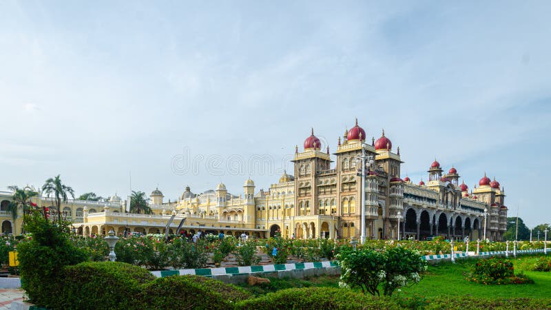 Majestic View of the Mysore Palace Stock Photo - Image of ancient ...