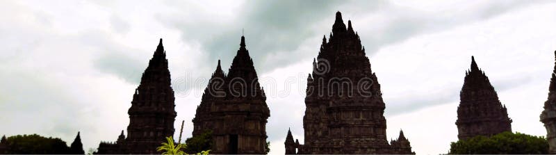A Majestic View of Prambanan Temple an Ancient Hindu Temple Complex in ...