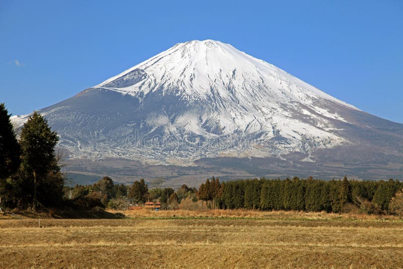 Majestic Views of Mount Fuji, Japan Stock Image - Image of majestic ...