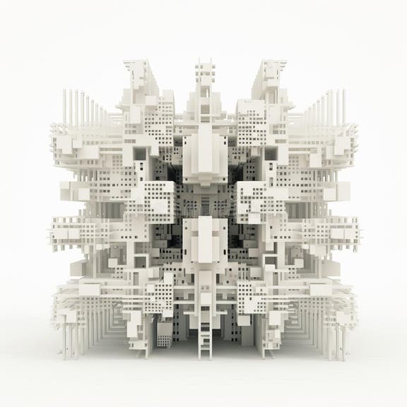 Majestic White Castle Composition with Delicate Intricate Design ...