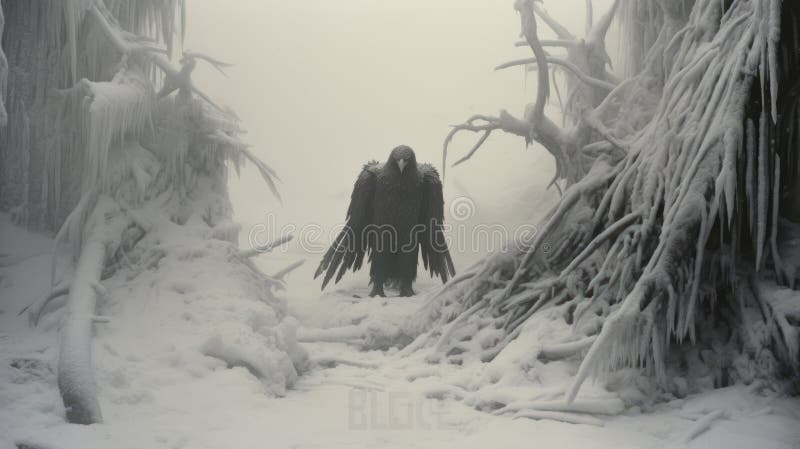 Majestic Winter: a Captivating Encounter with a Colossal Penguin ...