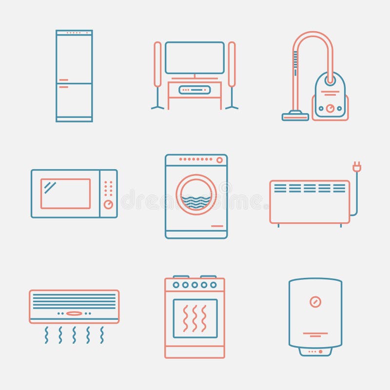 Major Appliances Stock Illustrations – 92 Major Appliances Stock ...