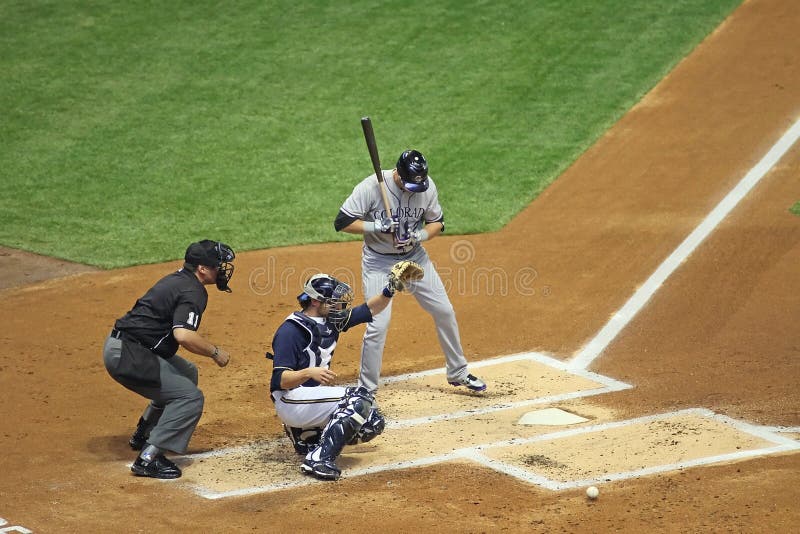 Major League Baseball Action Editorial Photography - Image of milwaukee ...