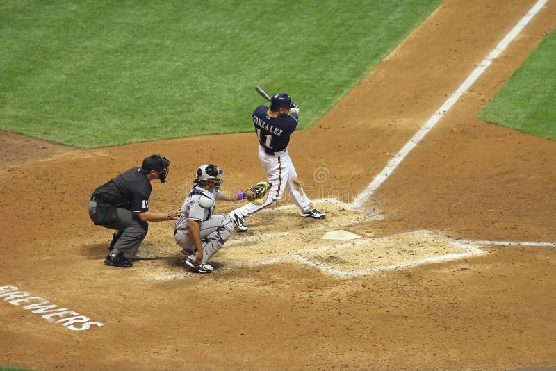 Major League Baseball Action Editorial Stock Image - Image of ballpark ...