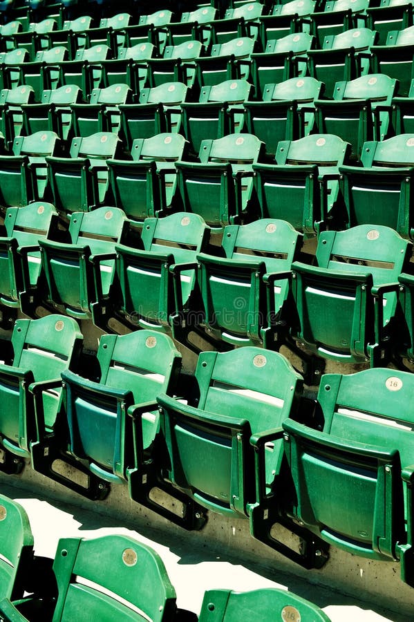 Major League Baseball Stadium Seating Stock Image - Image of numbers ...