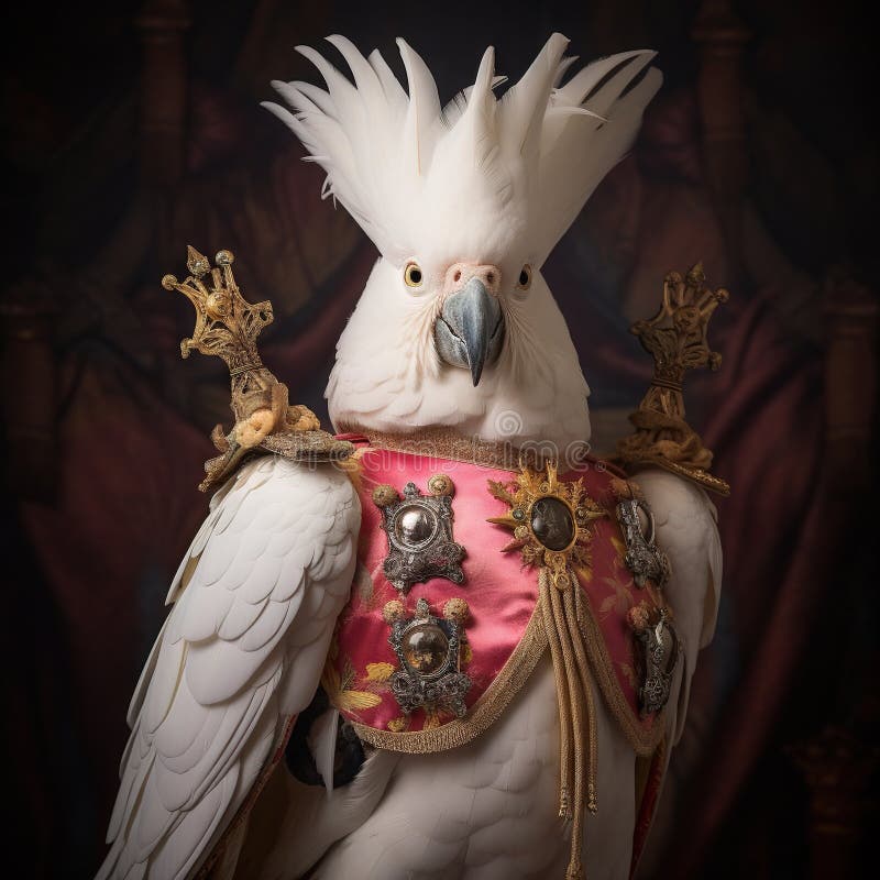 Major Mitchell Cockatoo Made with Generative AI Illustration Stock ...
