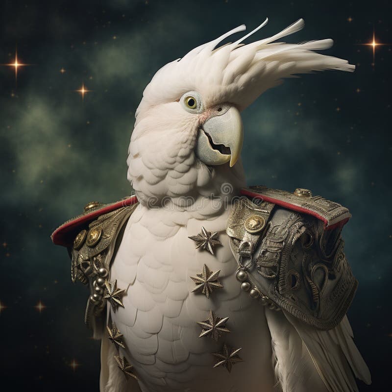 Major Mitchell Cockatoo Made with Generative AI Illustration Stock ...