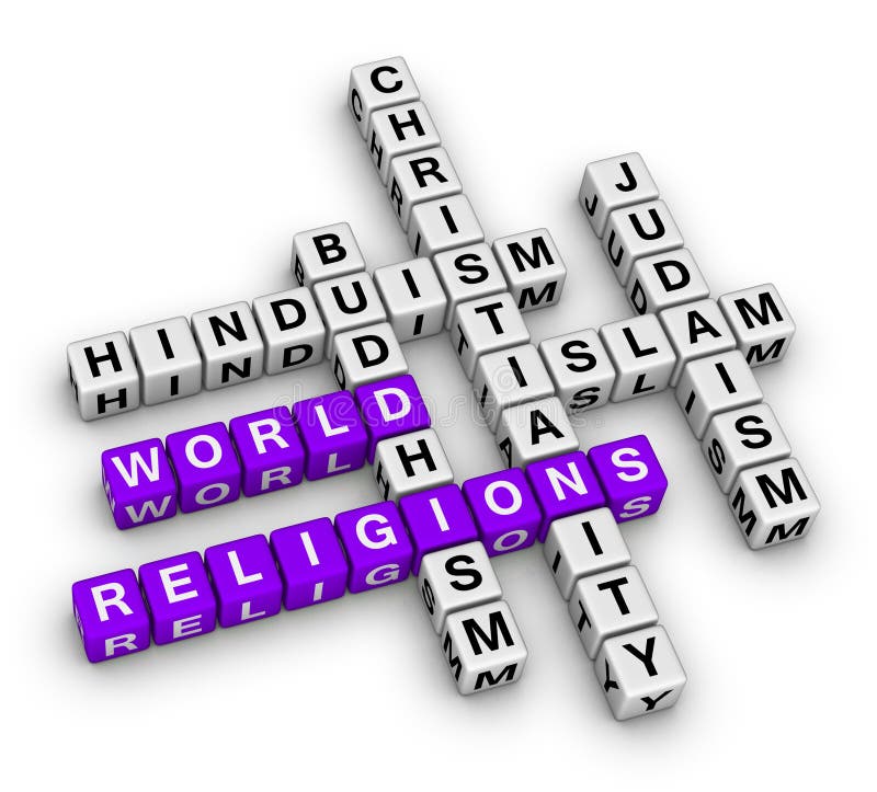 World Religion Infographics with Distribution Map Stock Vector ...