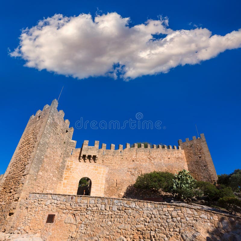 Majorca Capdepera Castle Castell in Mallorca Stock Image - Image of ...