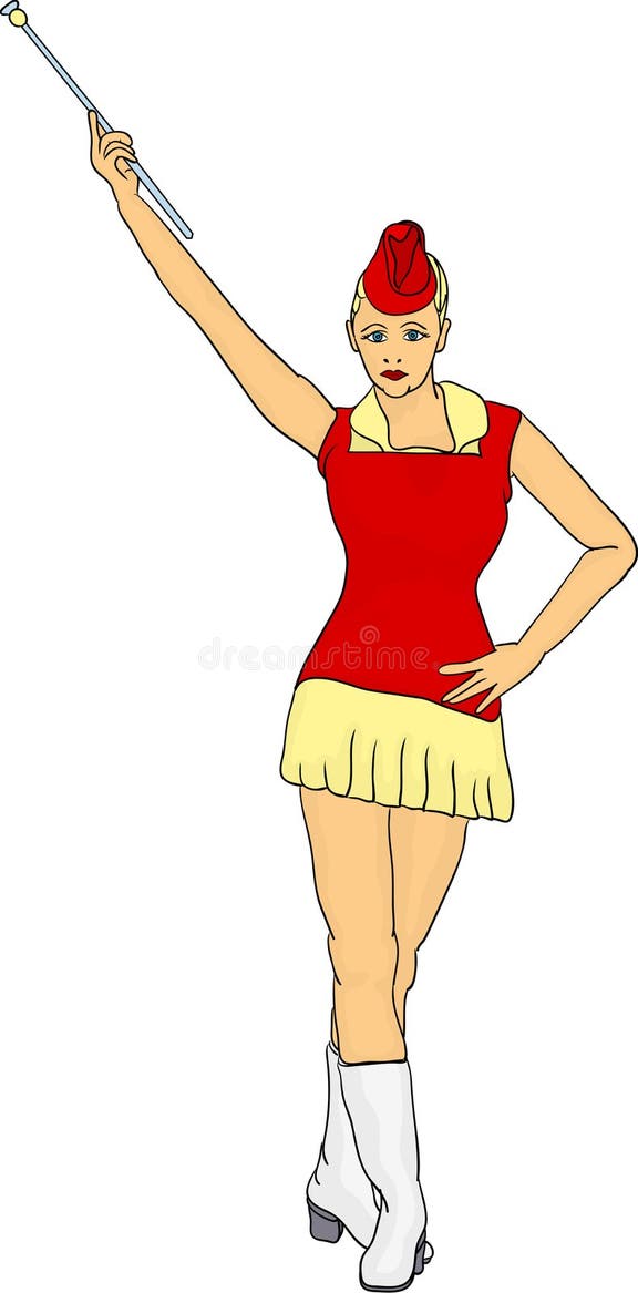 Dance Majorette Stock Illustrations – 42 Dance Majorette Stock ...
