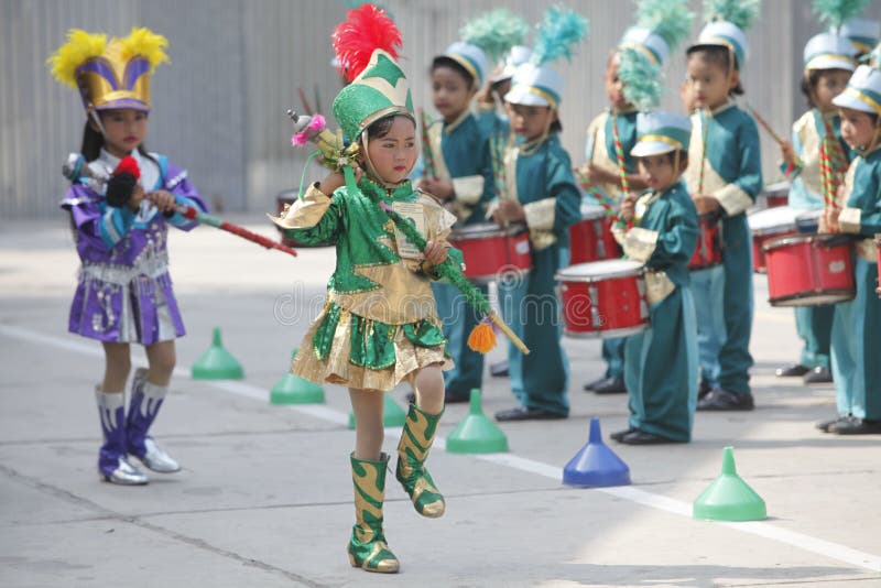 Majorette editorial photo. Image of leading, band, indonesia - 40978531