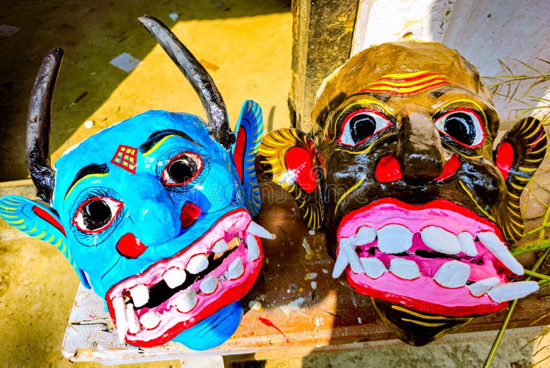 World Famous Mask Making Centre in Samaguri Satra in Majuli Island on ...