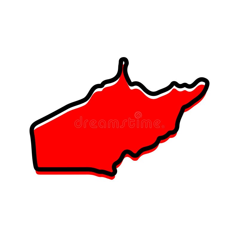 Makamba Province of Burundi Vector Map Stock Vector - Illustration of ...