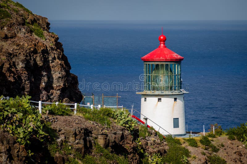Makapu u Lighthouse stock photo. Image of makapuulighthouse - 64169926