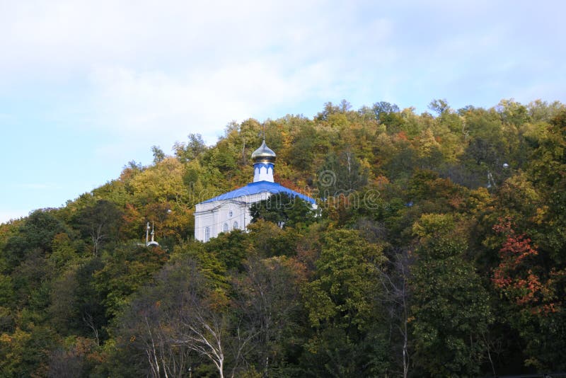 Makaryevsky Monastery from Sviyazhsk Island Stock Photo - Image of ...