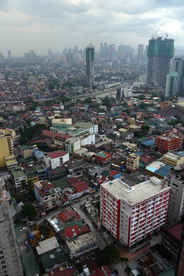 Makati District in Manila, Philippines Stock Photo - Image of ...