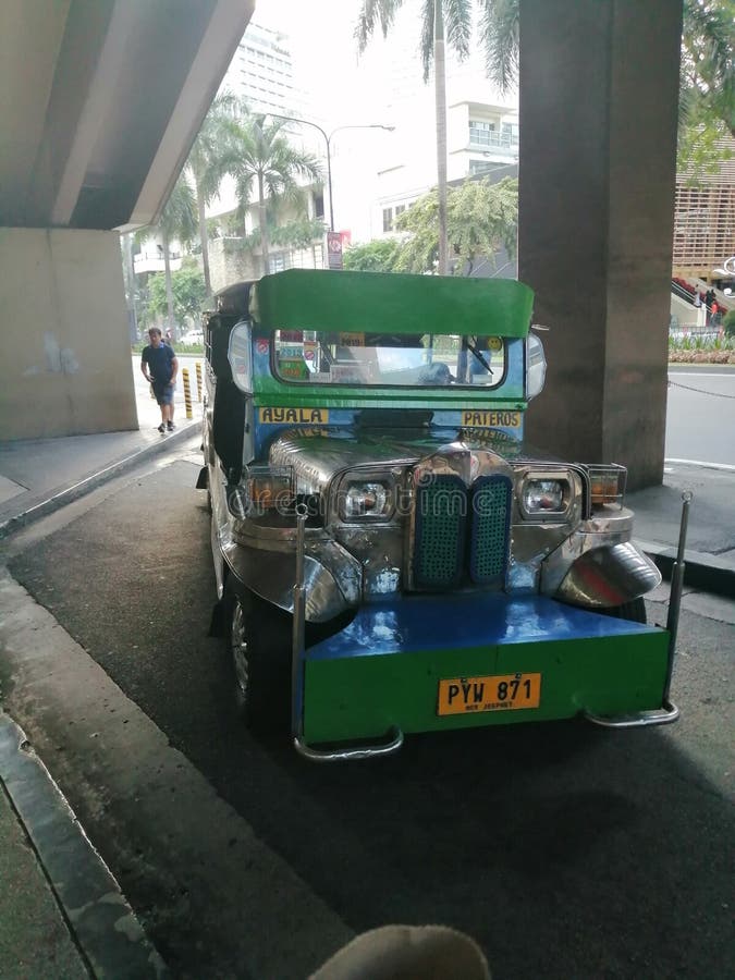 Makati Public Transportation Bus at the Philippines Editorial Photo ...