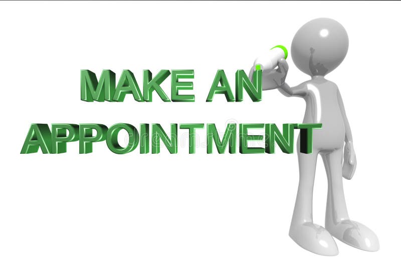 Make an Appointment with Man Stock Image - Image of date, schedule ...